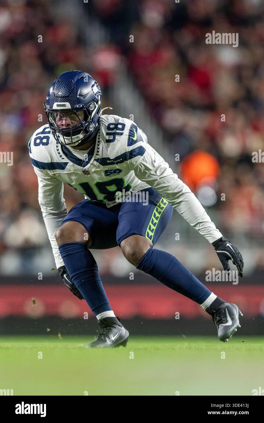Seattle Seahawks linebacker Tyrice Knight (48) against the San ...