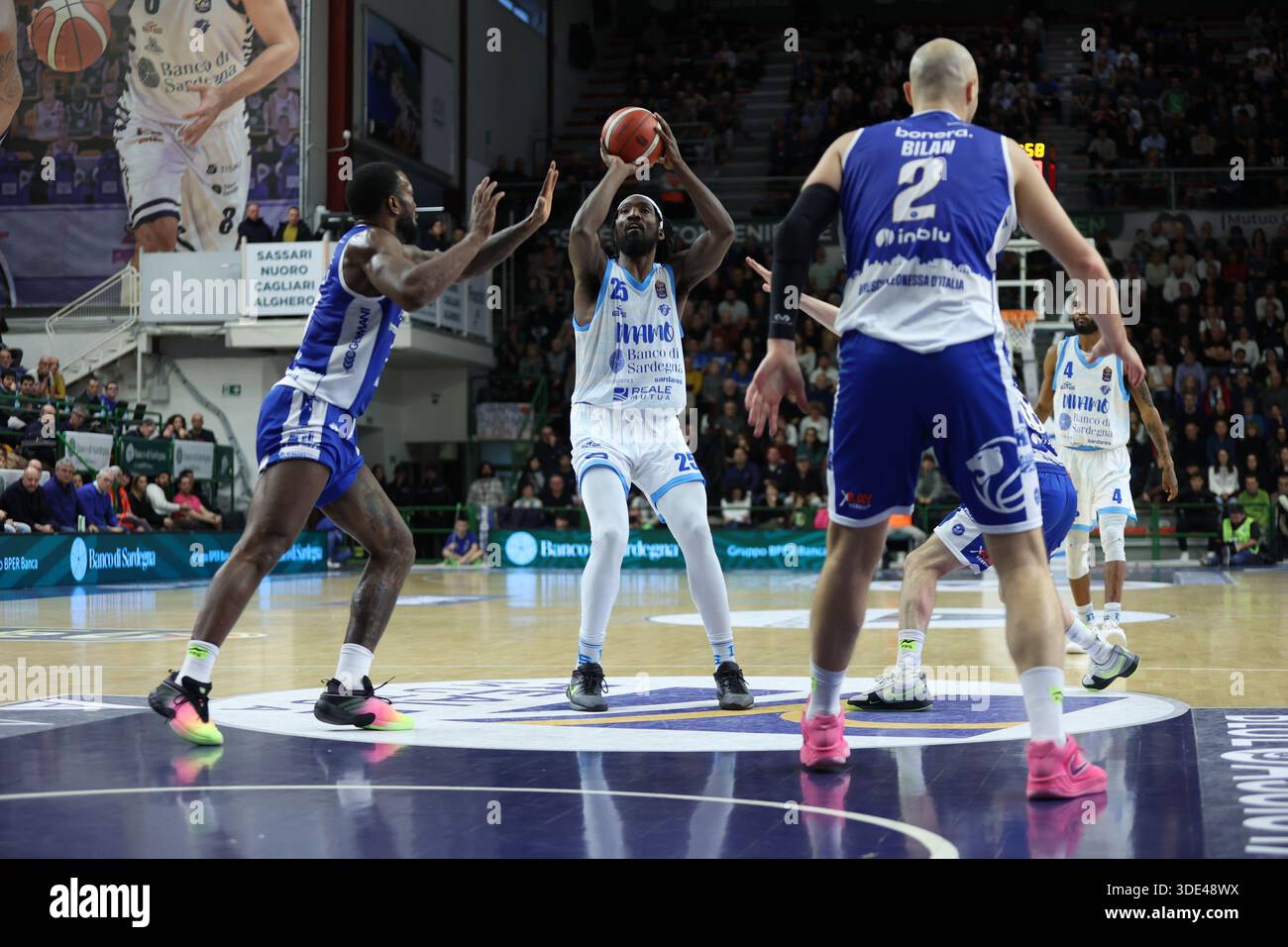 Rashawn Thomas (Banco di Sardegna Sassari) during Banco di Sardegna ...