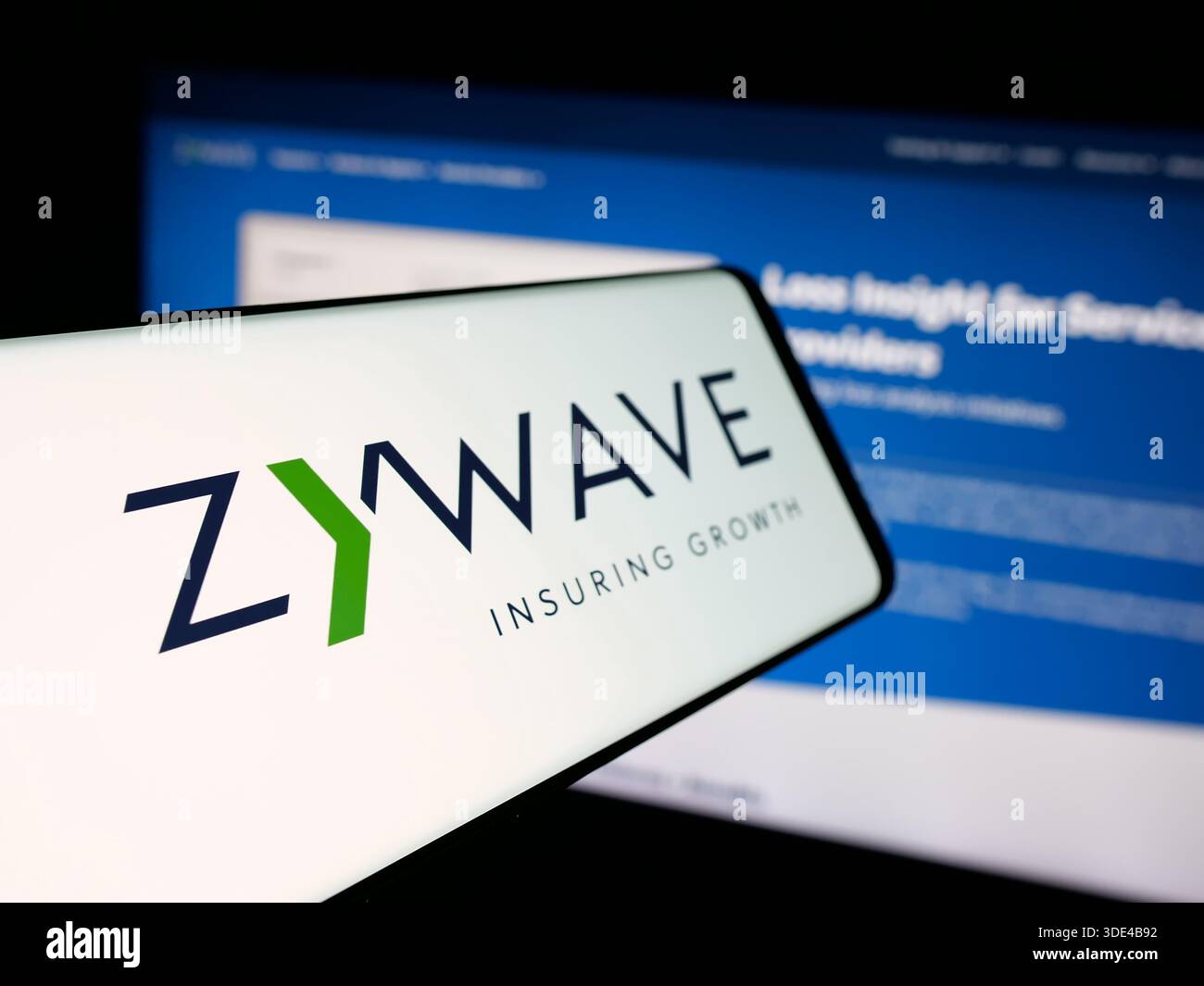 In this photo illustration, a smartphone with the logo of US financial ...