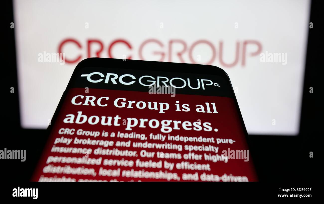 In this photo illustration, a mobile phone with the website of US ...