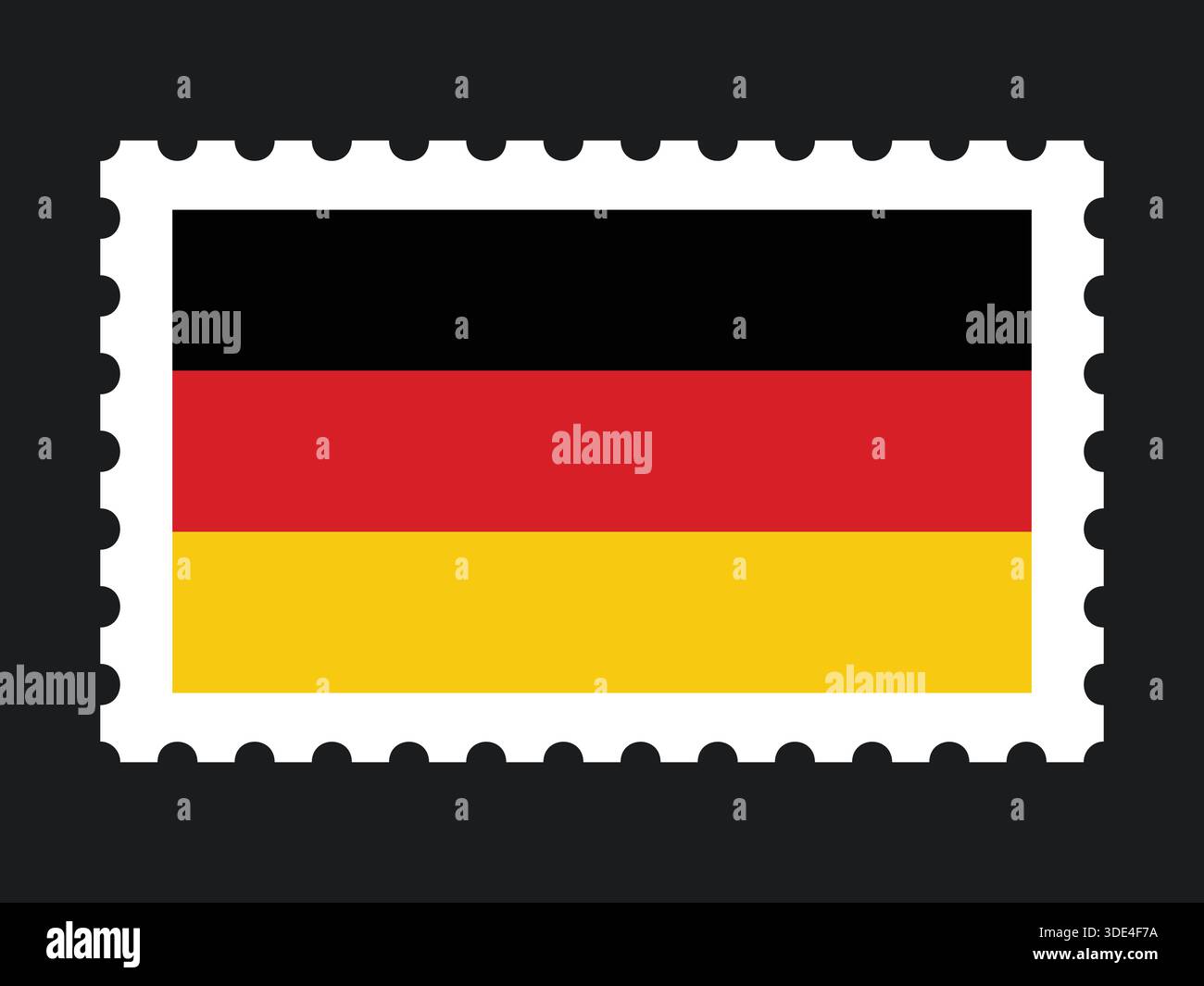 Germany flag postage stamp hi-res stock photography and images - Alamy