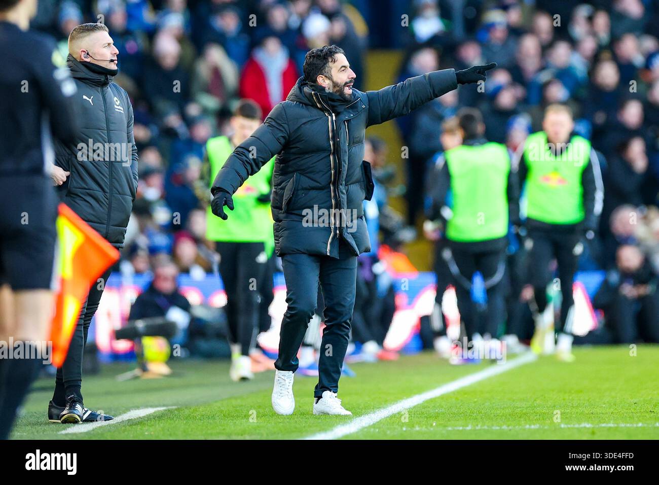 Manchester United Manager Head Coach Ruben Amorim frustrated gestures ...