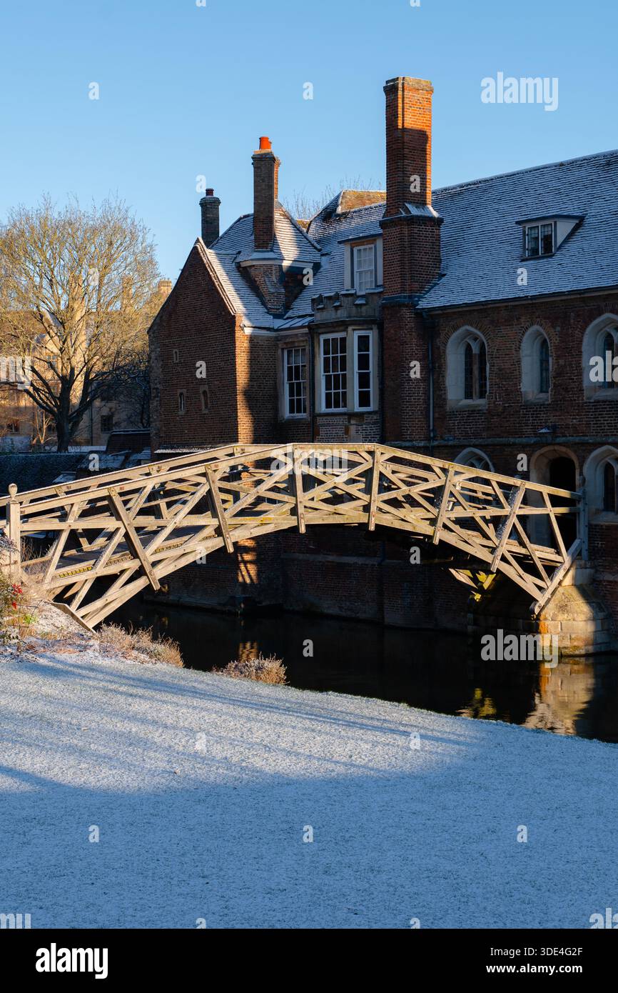 Cambridge, UK, 5 January, 2026. The Mathematical Bridge at Queen’s ...