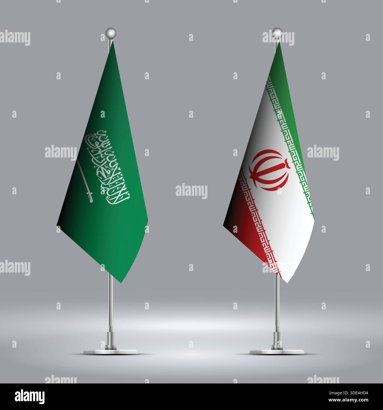 Iran vs saudi arabia Stock Vector Images - Alamy