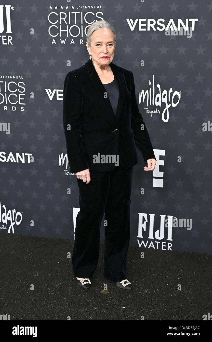 Kathy Bates bei der Verleihung der 31. Critics Choice Awards 2026 im ...