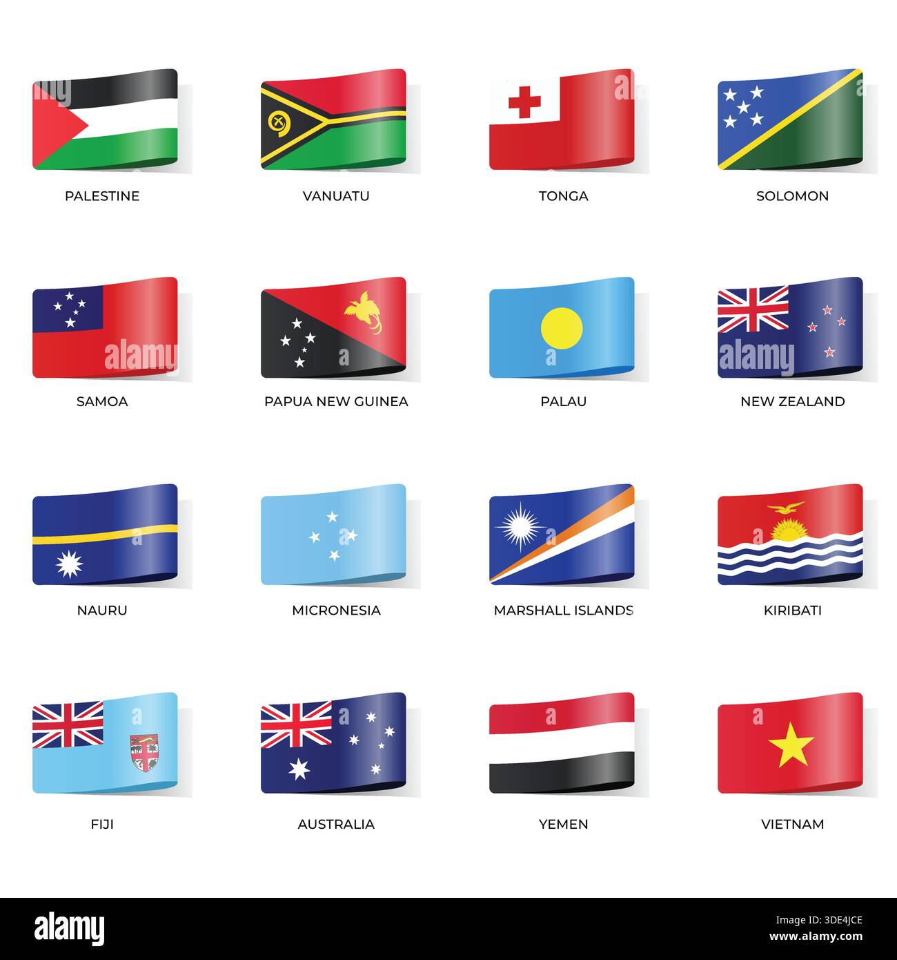 Palestine fiji flag Stock Vector Images - Alamy