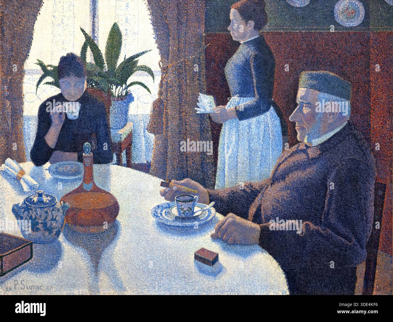 Paul signac the dining room opus 152 hi-res stock photography and ...