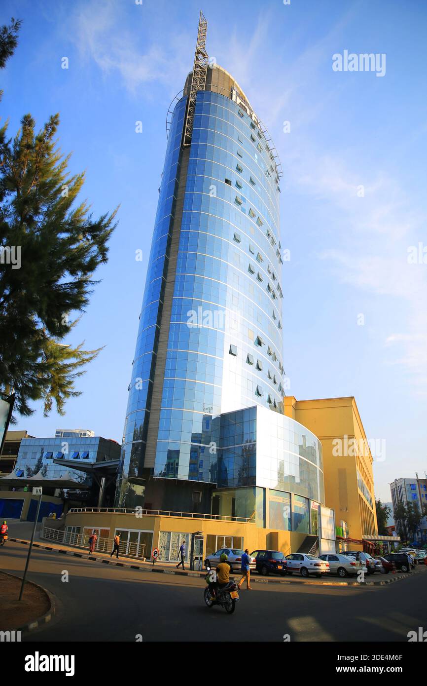 Rwanda, Kigali. Rwanda's capital city's tallest building known as ...