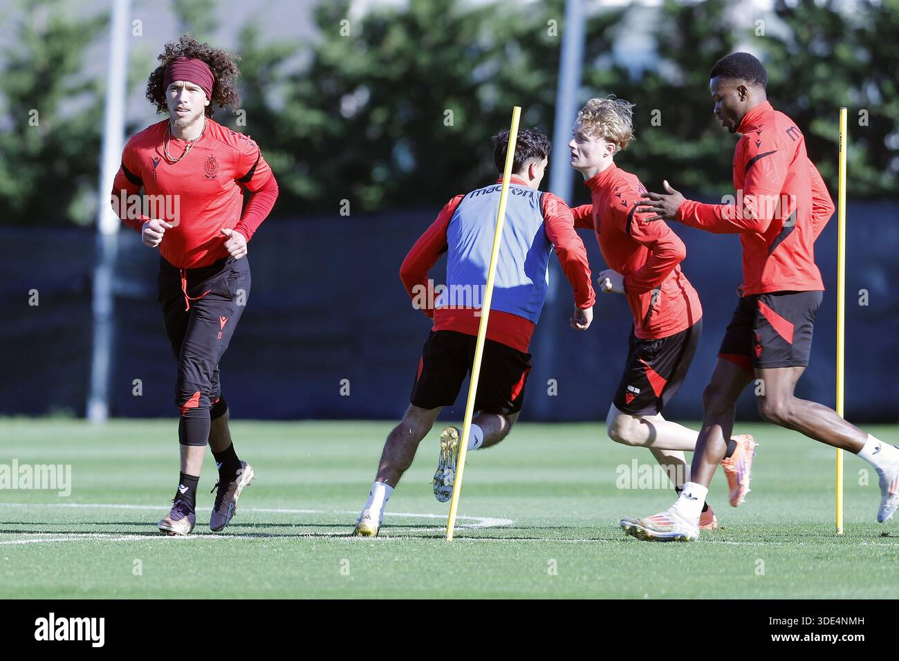 Standard's Marlon Fossey (L) pictured during the winter training camp ...
