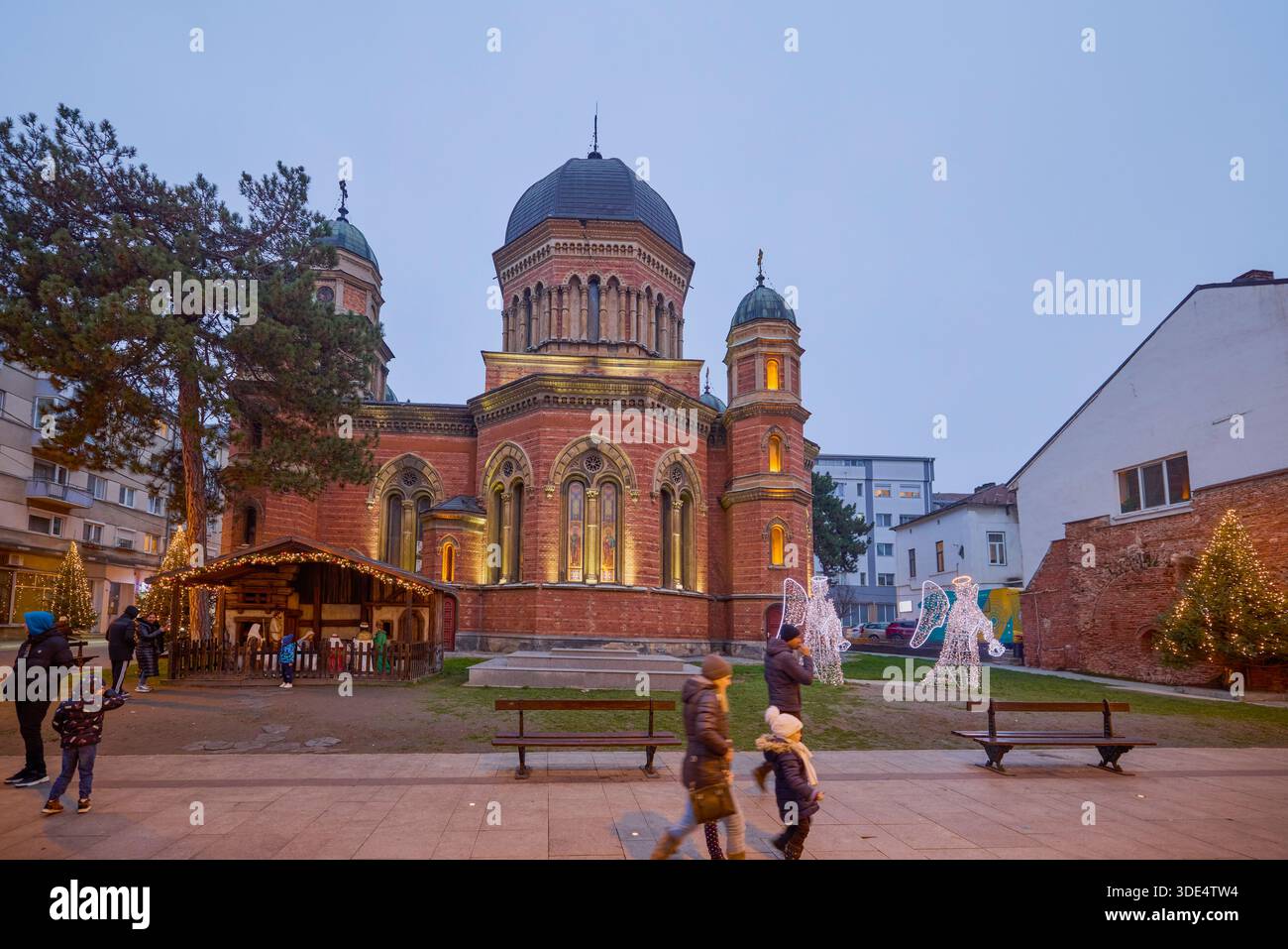 Craiova Romania December 17, 2025. various Images from the Christmas ...