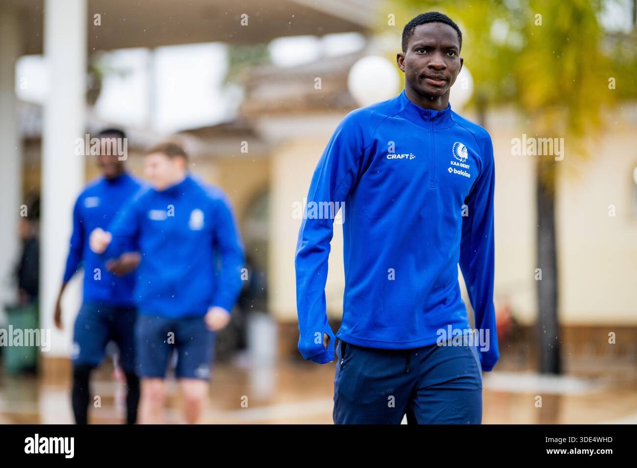 Gent's Abdullahi Abubakar Idris is seen at the winter training camp of ...