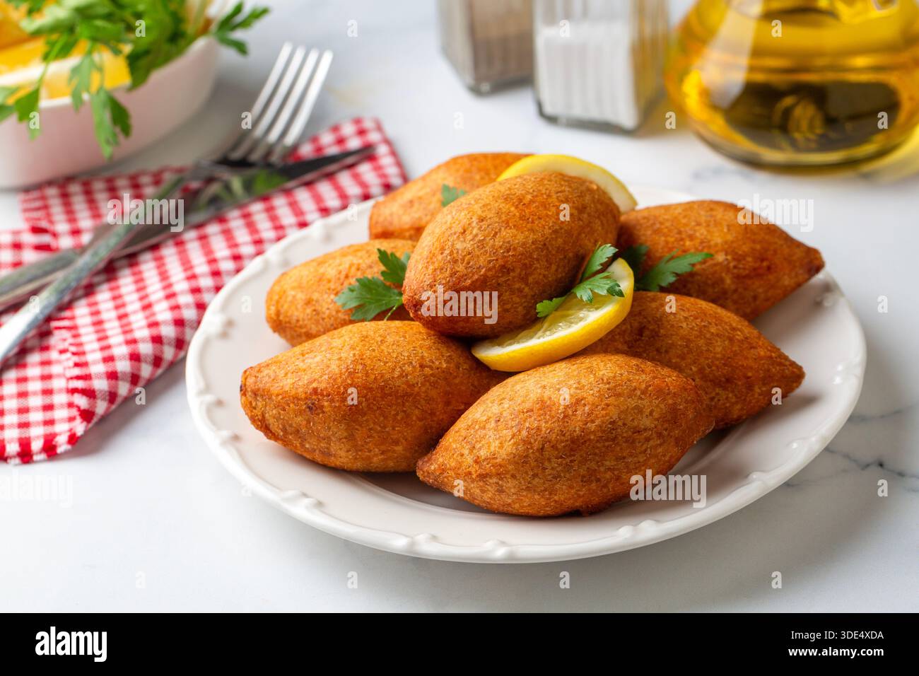 Kibbeh is a popular dish in Middle Eastern cuisine (Turkish name; icli ...