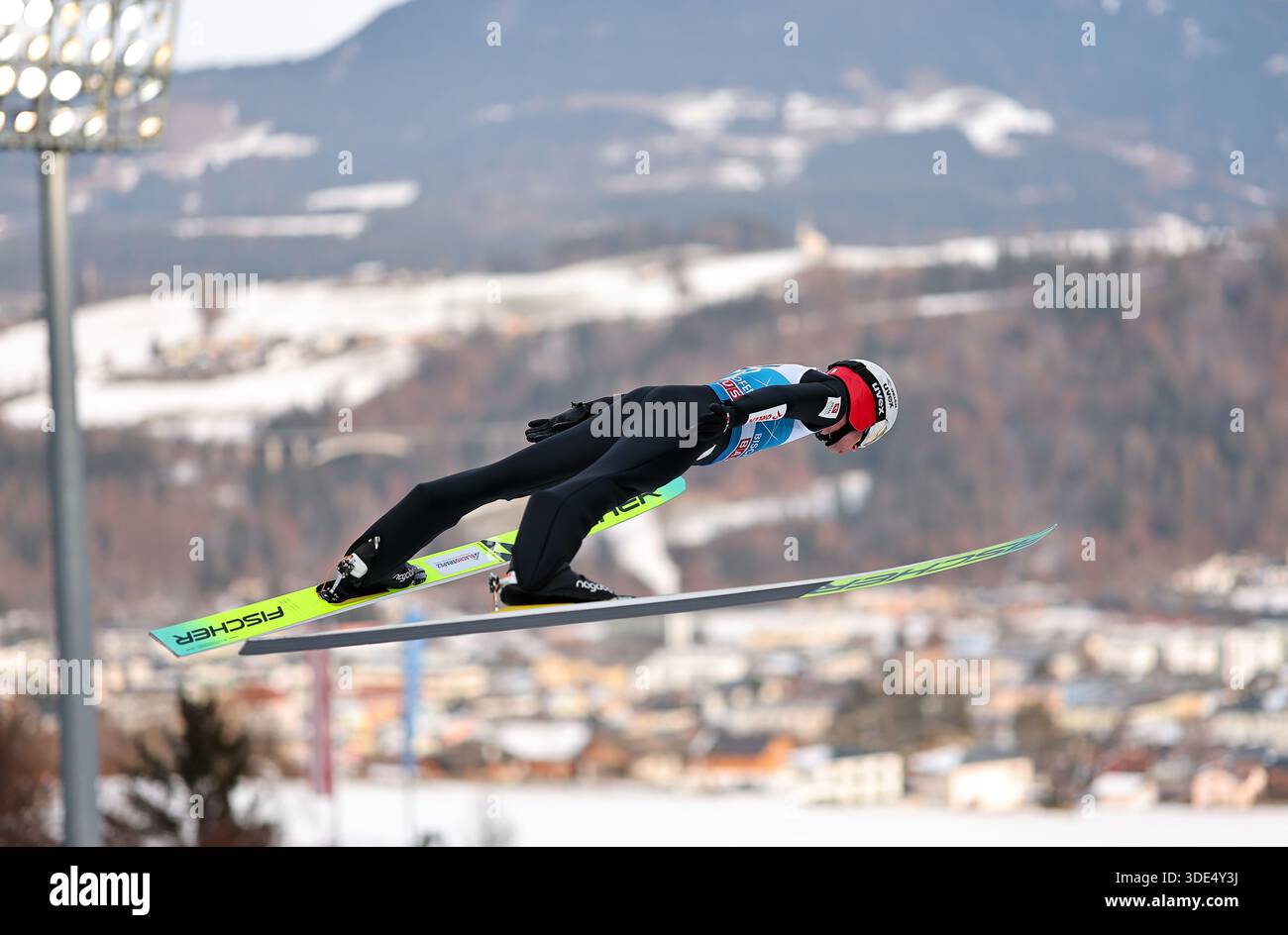 05 January 2026, Austria, Bischofshofen: Nordic skiing/ski jumping ...