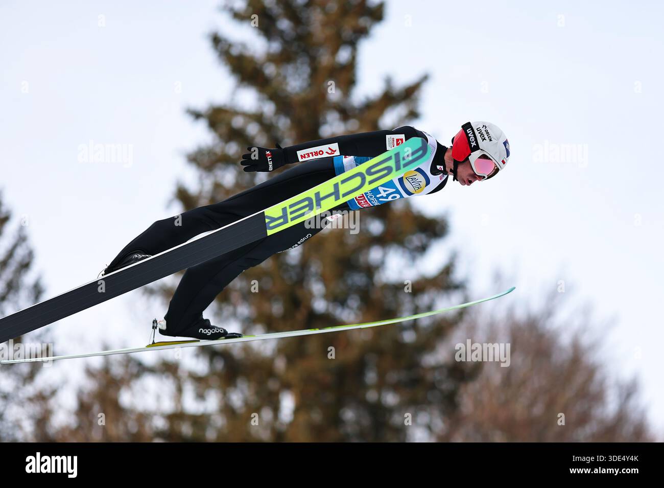 05 January 2026, Austria, Bischofshofen: Nordic skiing/ski jumping ...