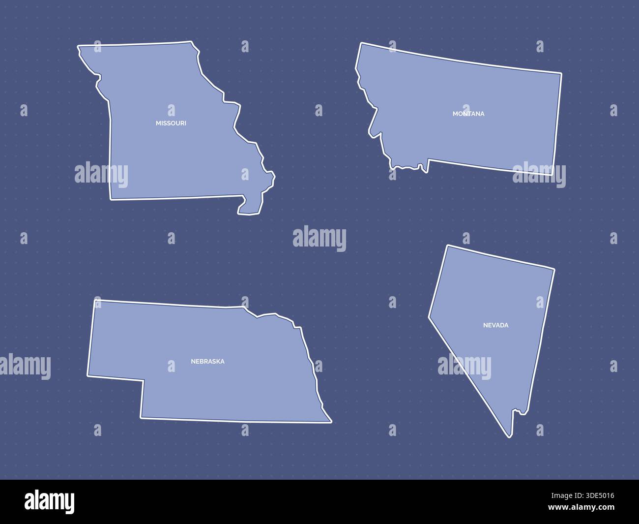 Maps of missouri Stock Vector Images - Alamy