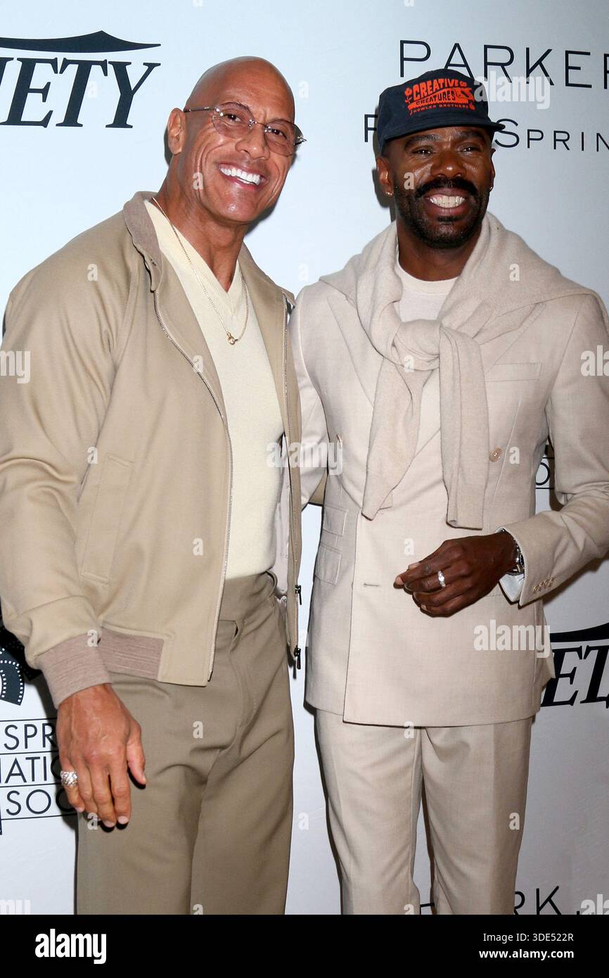 PALM SPRINGS - JAN 4: Dwayne Johnson, Colman Domingo at PSIFF Creative ...