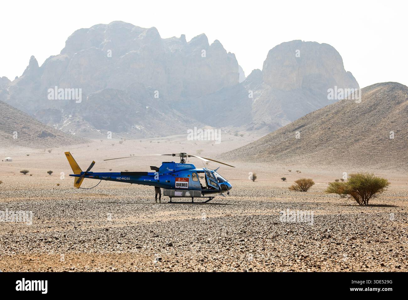 Quebec helicopter during the Stage 2 of the Dakar 2026, on January 5 ...