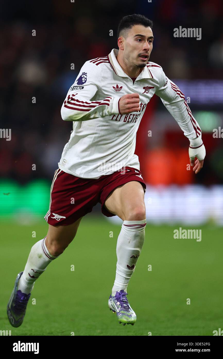 Bournemouth, England, 3rd January 2026. Gabriel Martinelli of Arsenal ...