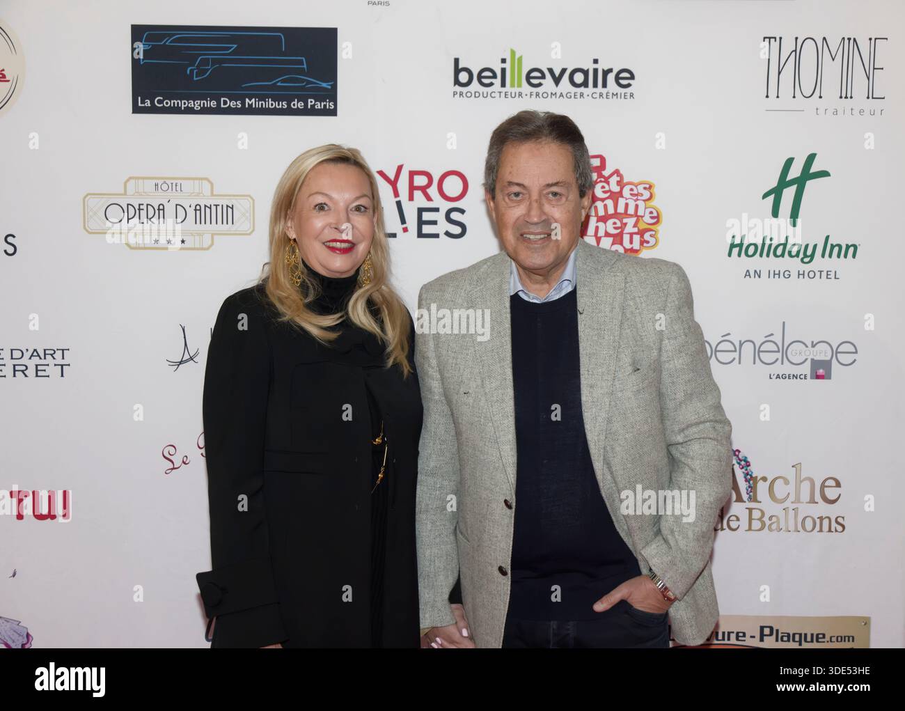 Paris, France. 4th Jan, 2026. Amélie Leperre and Georges Fenech attend ...