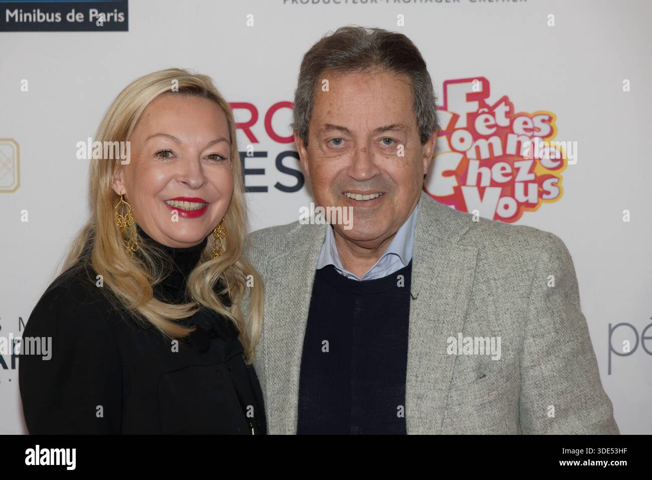 Paris, France. 4th Jan, 2026. Amélie Leperre and Georges Fenech attend ...