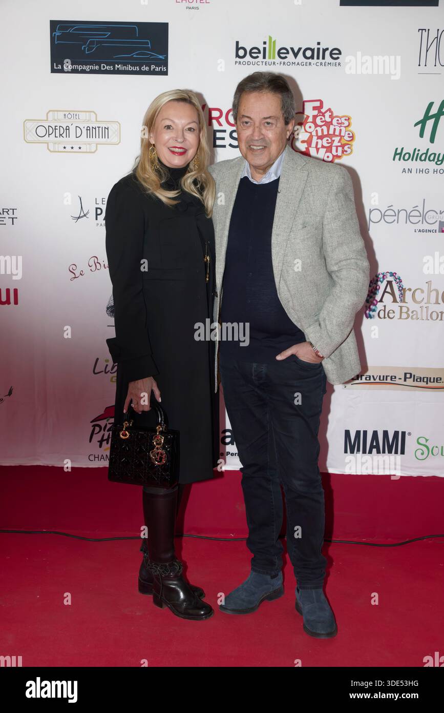 Paris, France. 4th Jan, 2026. Amélie Leperre and Georges Fenech attend ...