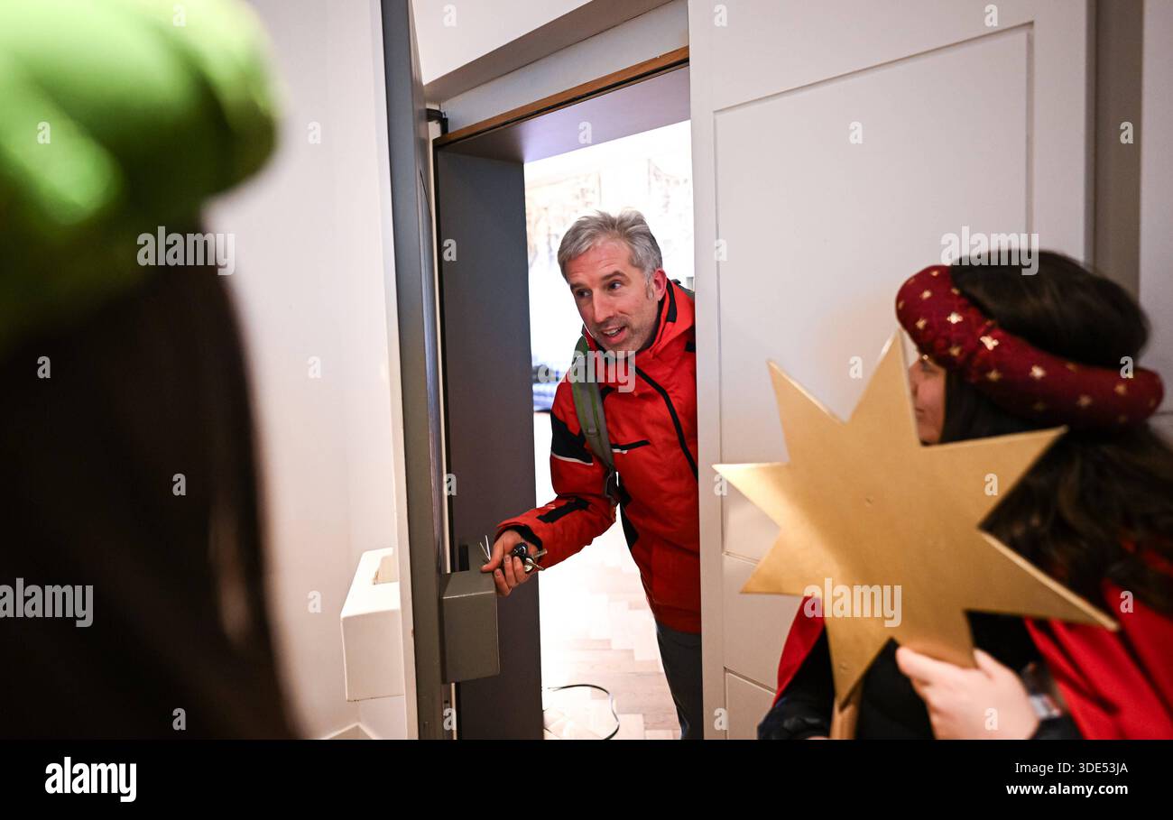 Tuebingen 05.01.2026 Oberbuergermeister Boris Palmer Mitte empfaengt ...