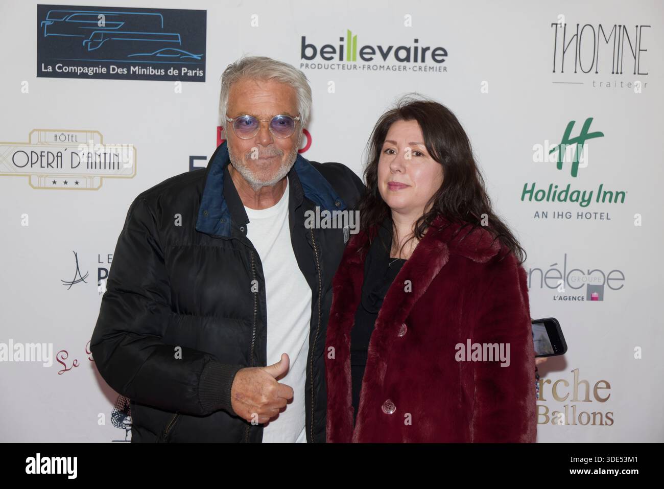 Paris, France. 4th Jan, 2026. Marc Scalia and Elena Stan attend the ...