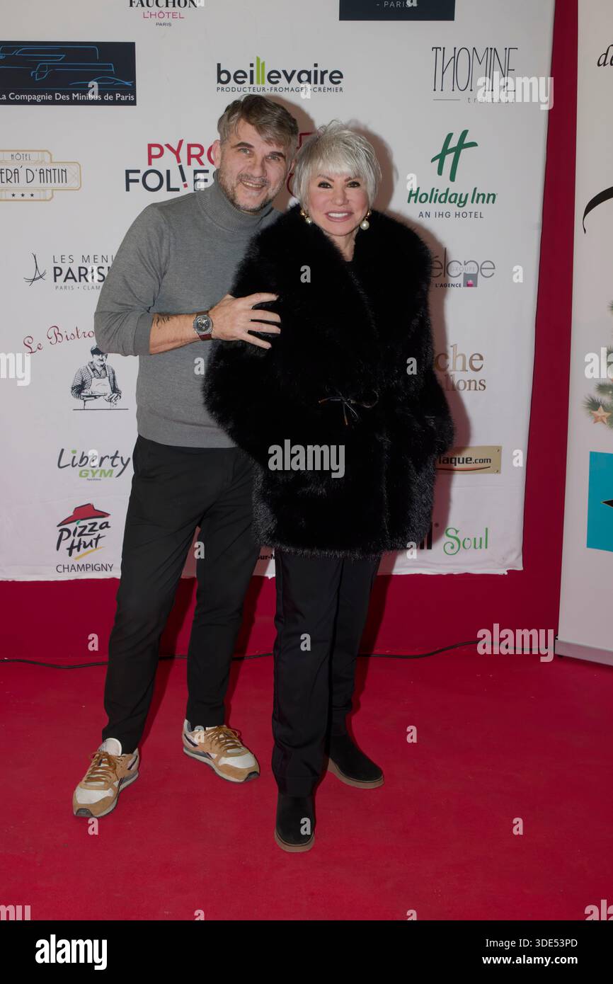 Paris, France. 4th Jan, 2026. A guest and Evelyne Dress attend the 28th ...