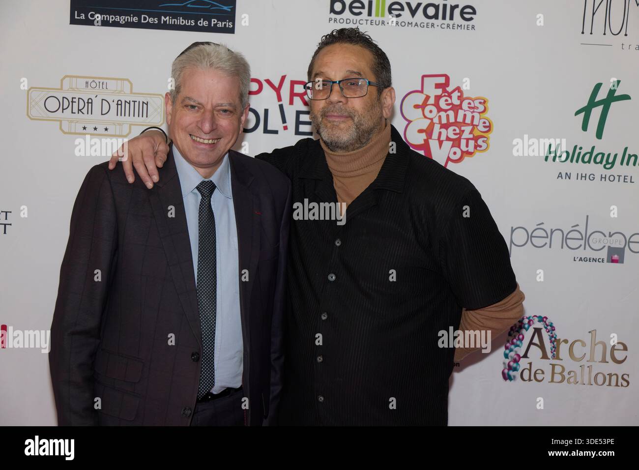 Paris, France. 4th Jan, 2026. Rabbi Moché Lewin and CitéStars President ...
