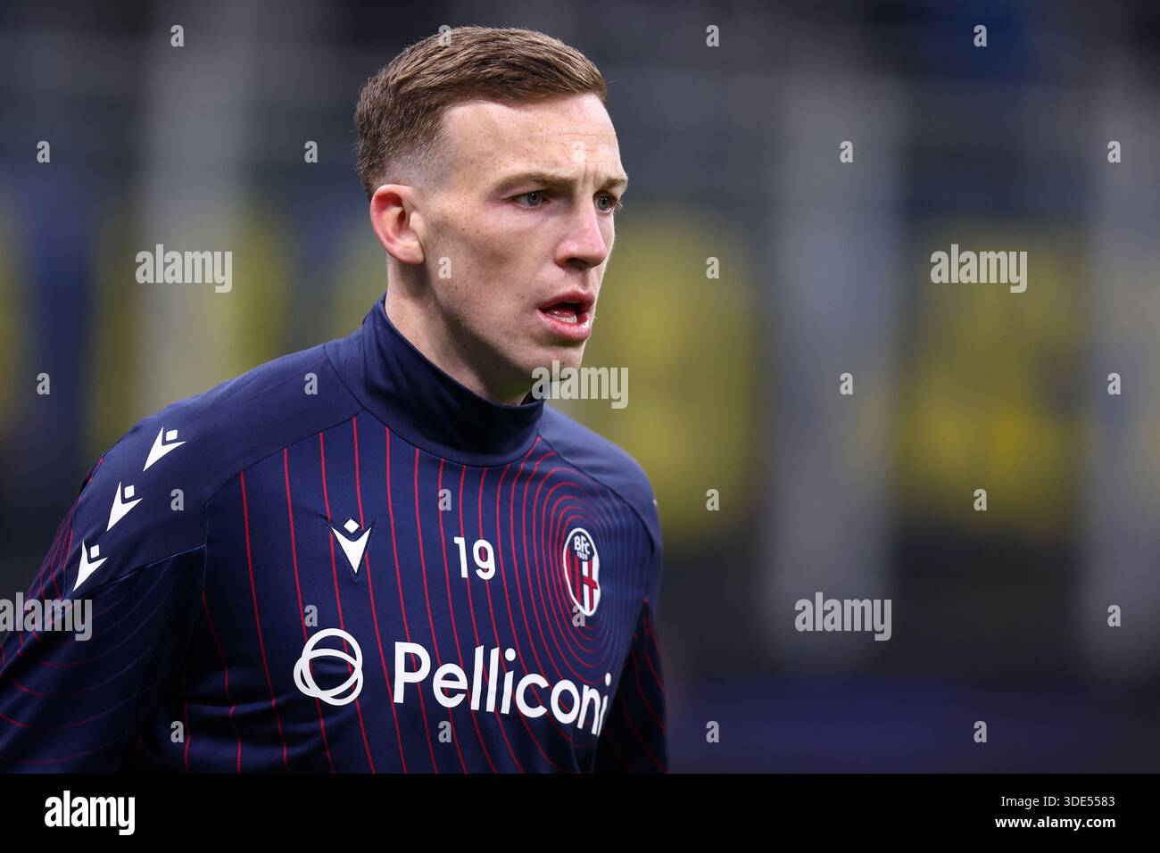Lewis Ferguson of Bologna Fc during warm up before the Serie A match ...