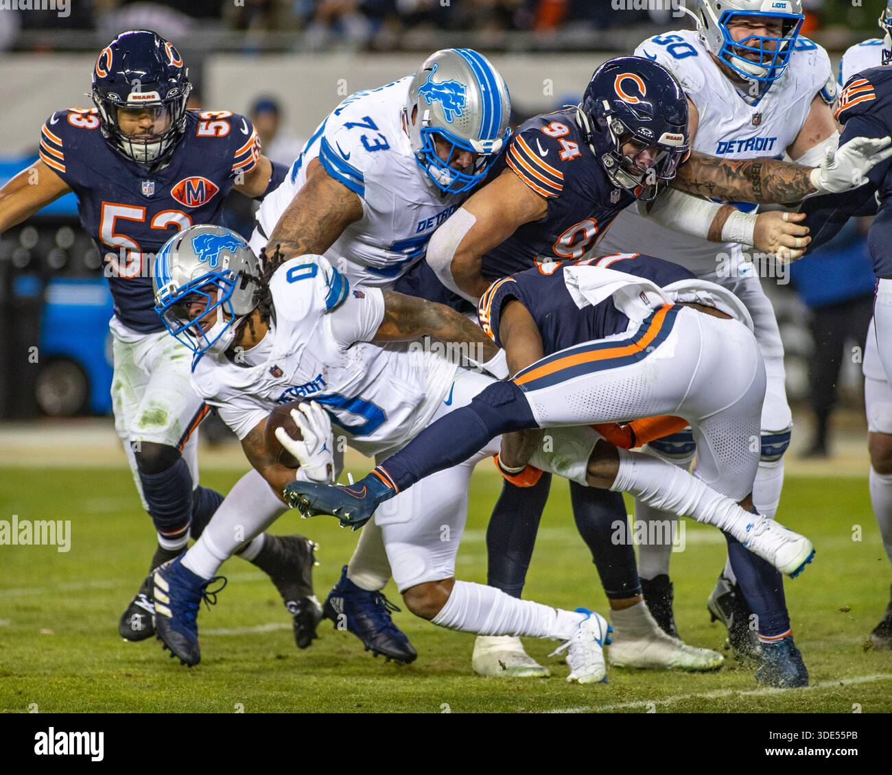 January 4, 2026: Chicago Bears C.J. Gardner-Johnson (35) tackles ...