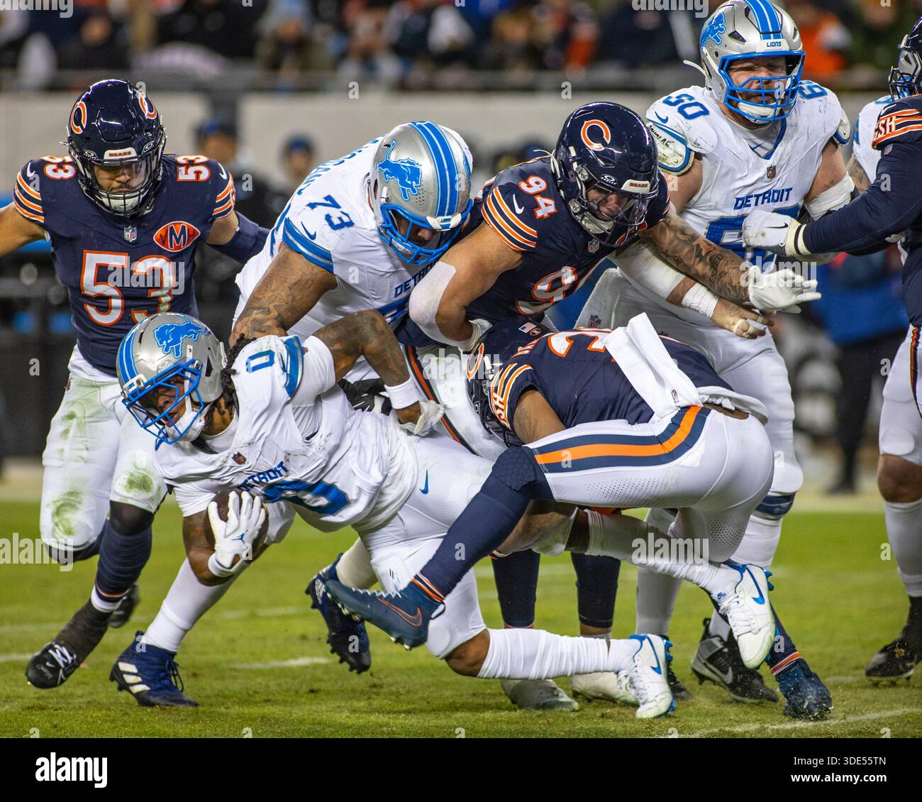 January 4, 2026: Chicago Bears C.J. Gardner-Johnson (35) tackles ...