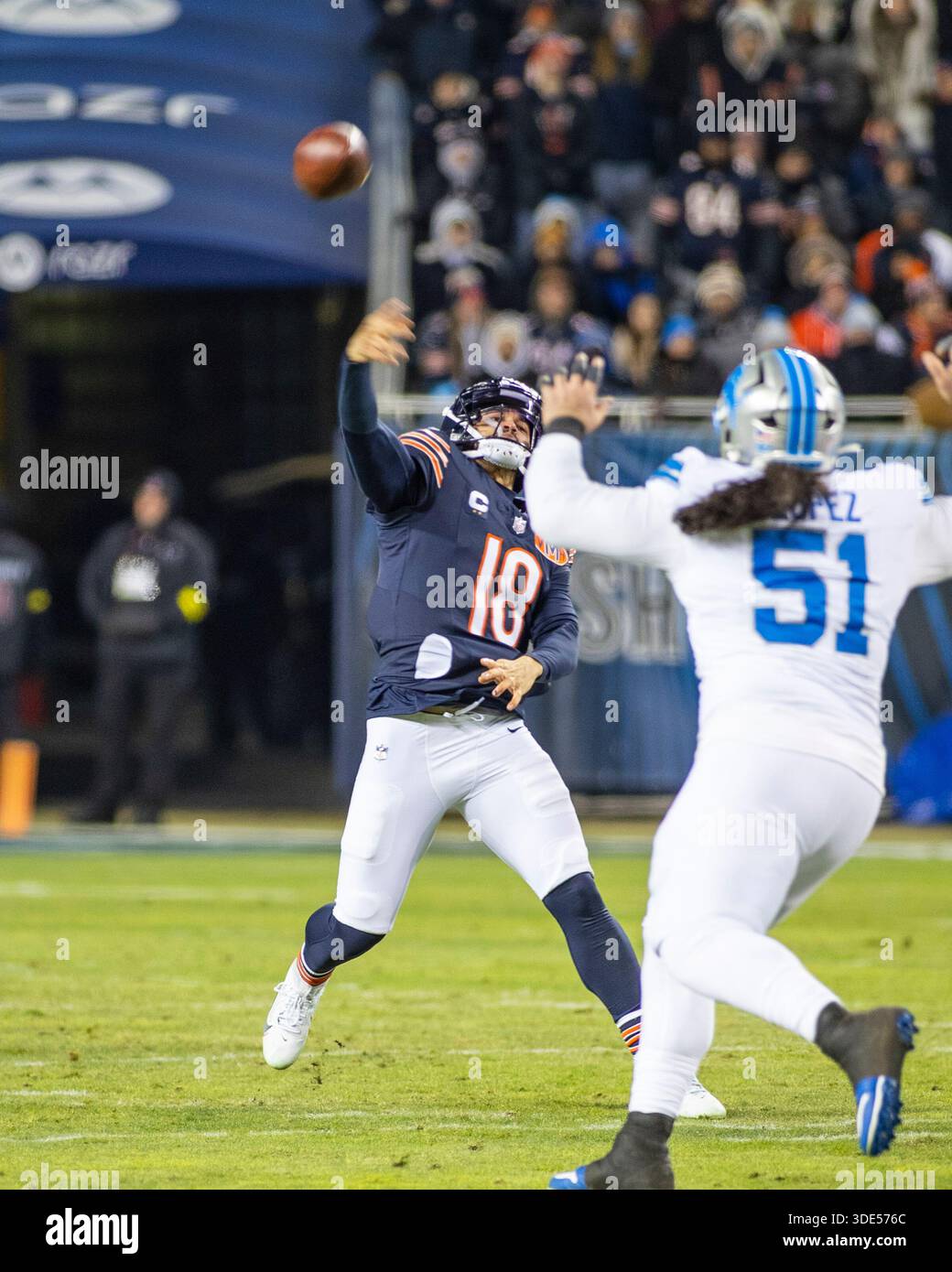 January 4, 2026: Chicago Bears quarterback Caleb Williams (18) in ...