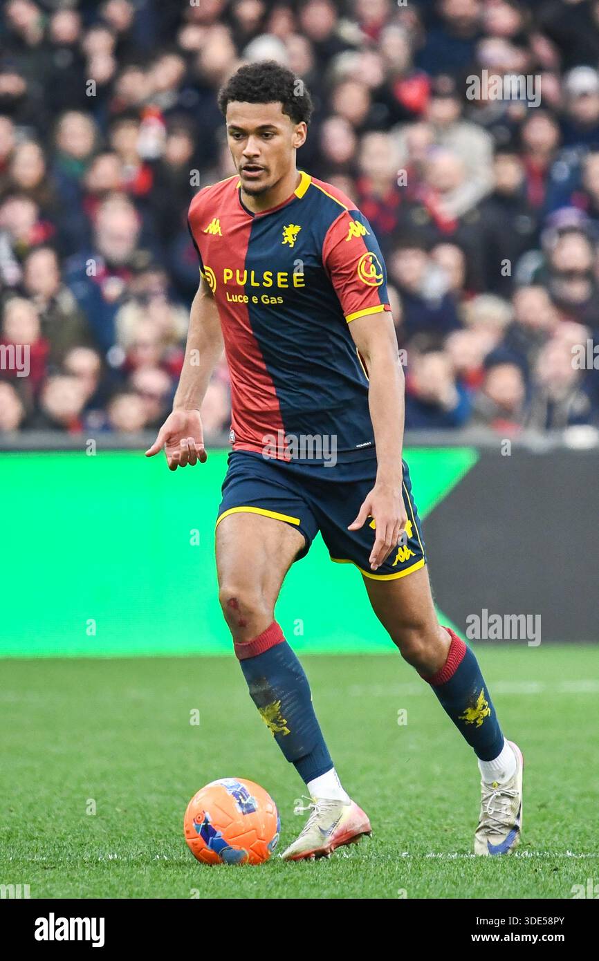 Aaron Martin Caricol (Genoa) during Genoa CFC vs Pisa SC, Italian ...