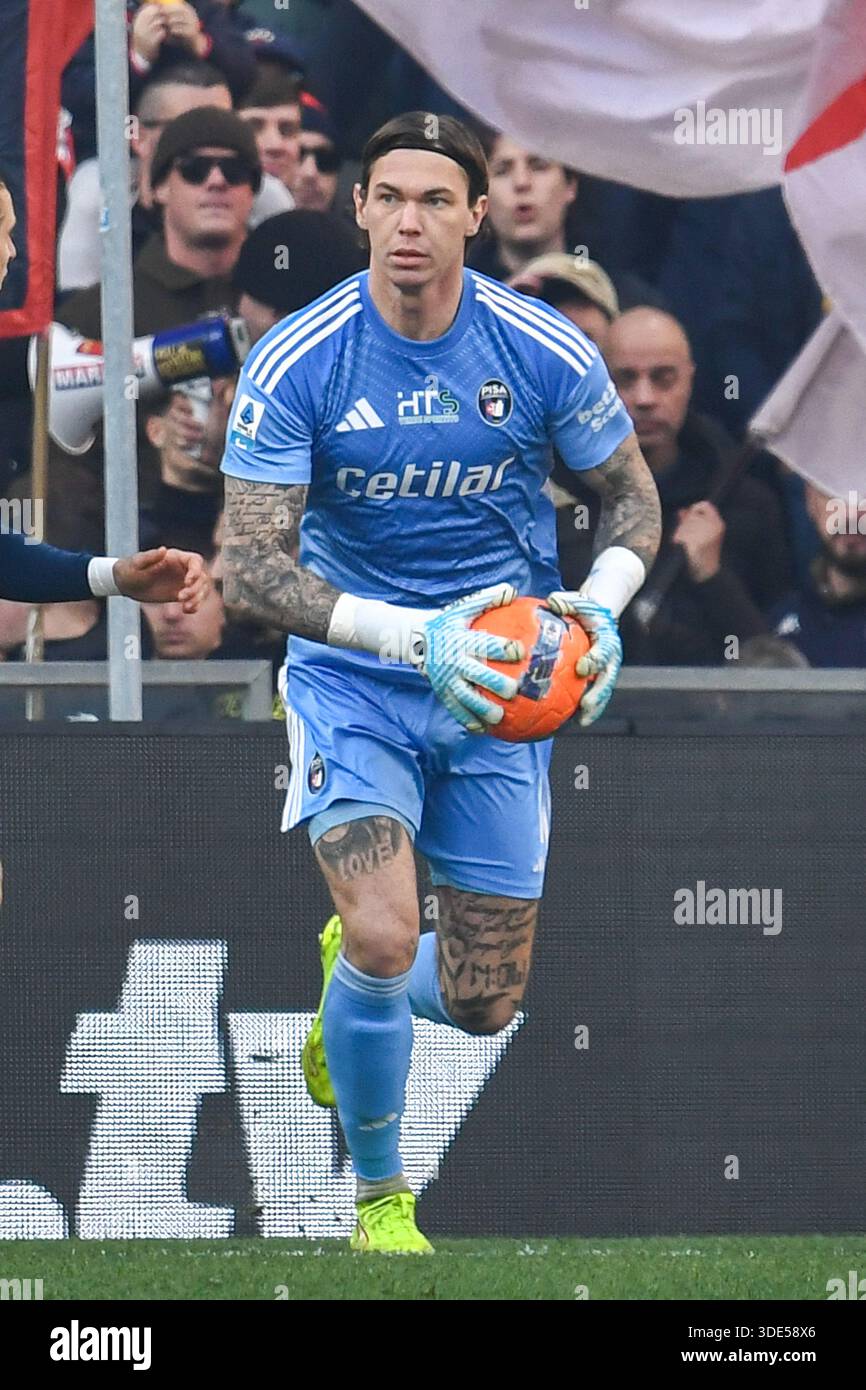 Adrian Semper (Pisa) during Genoa CFC vs Pisa SC, Italian soccer Serie ...