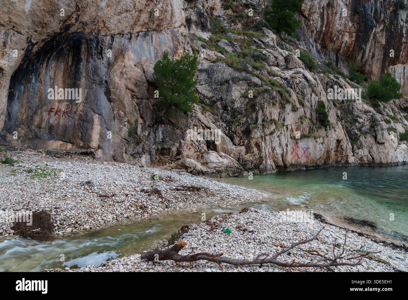 Nugal Beach, near stunning seasonal waterfall at Nugal beach that is ...