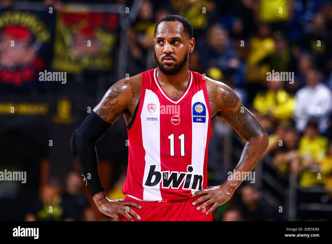 January 4, 2026, Thessaloniki, Greece: Olympiacos' player Monte Morris ...