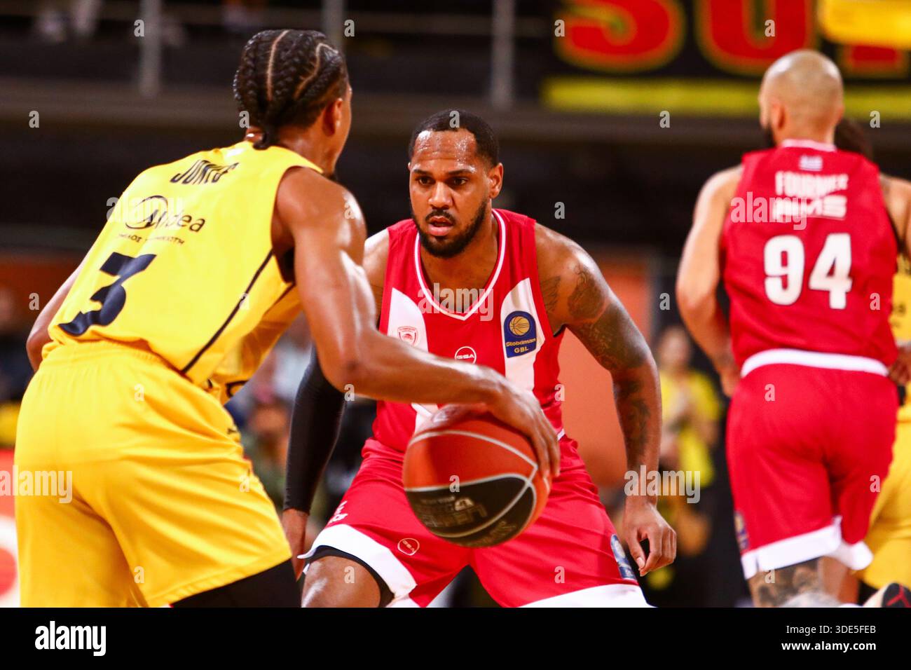 January 4, 2026, Thessaloniki, Greece: Olympiacos' player Monte Morris ...