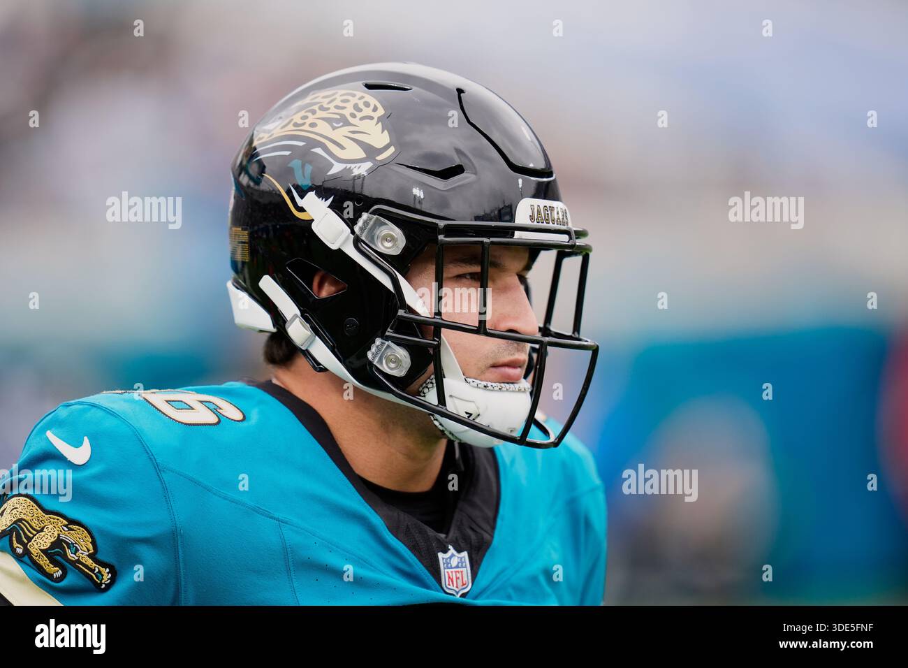 Jacksonville Jaguars long snapper Ross Matiscik on the sideline during ...