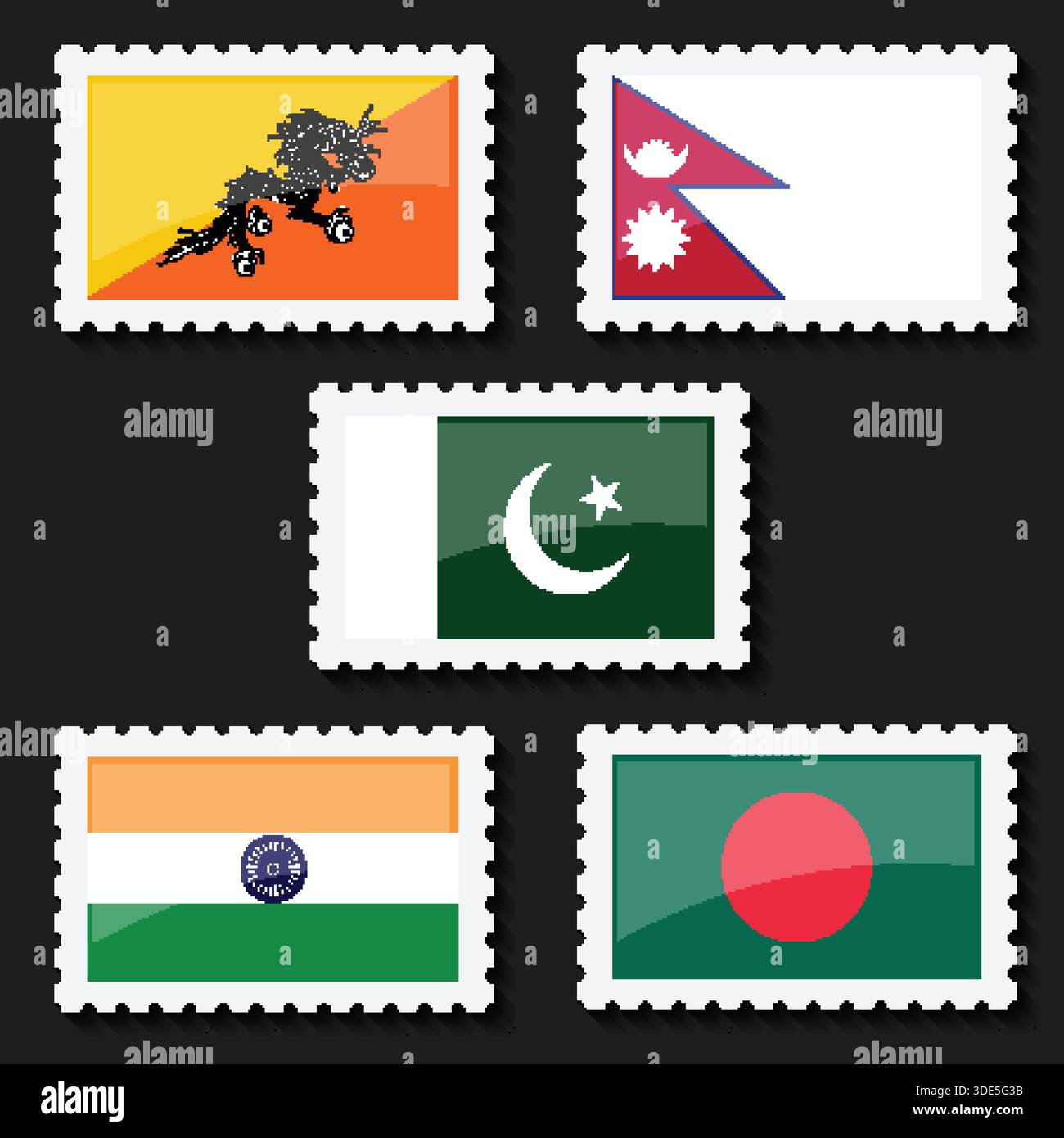 Illustration vector featuring india hi-res stock photography and images ...