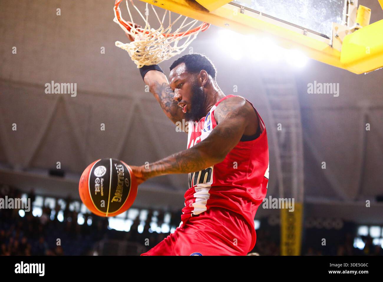 January 4, 2026, Thessaloniki, Greece: Olympiacos' player Donta Hall in ...