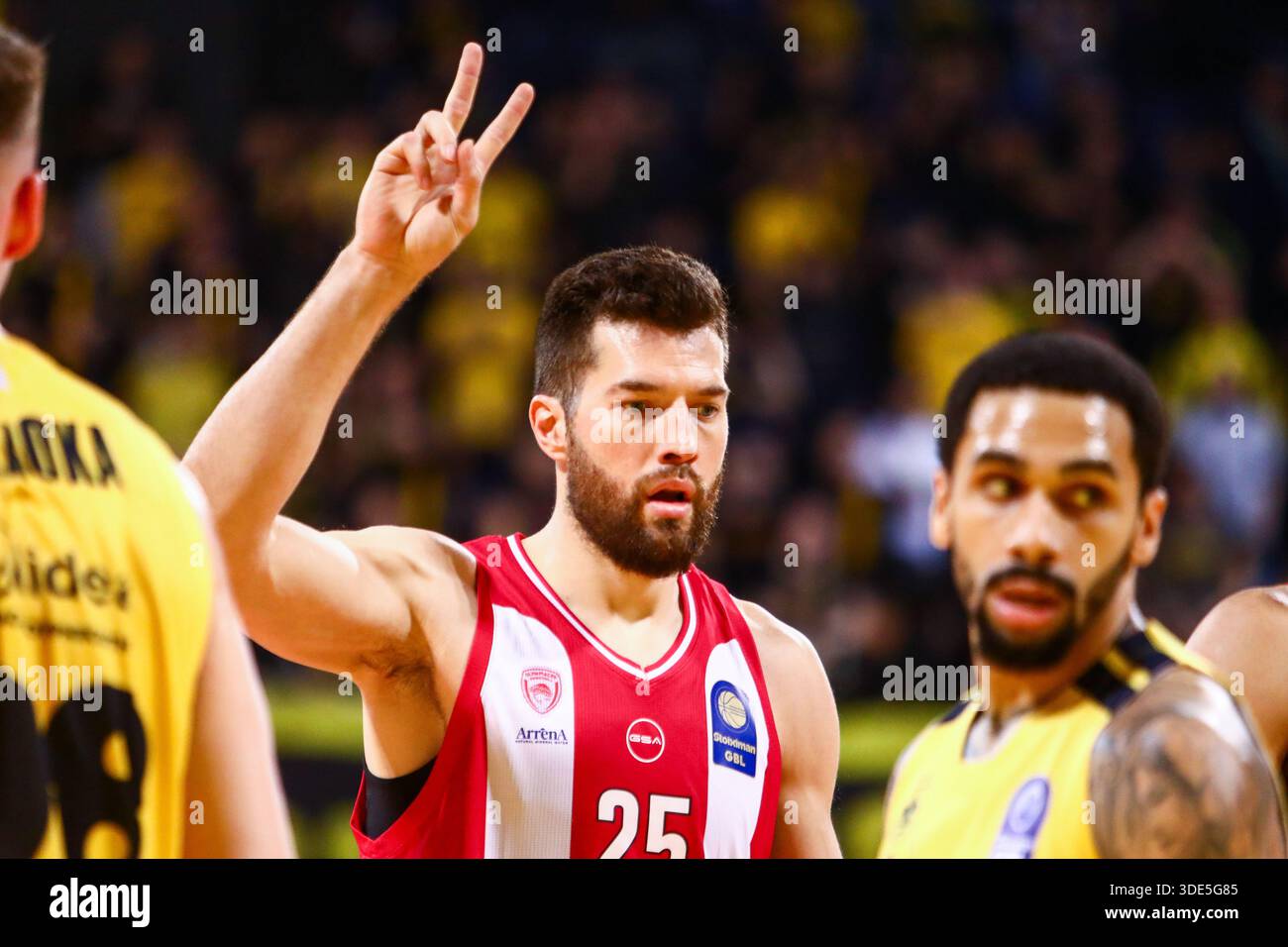 January 4, 2026, Thessaloniki, Greece: Olympiacos' player Alec Peters ...