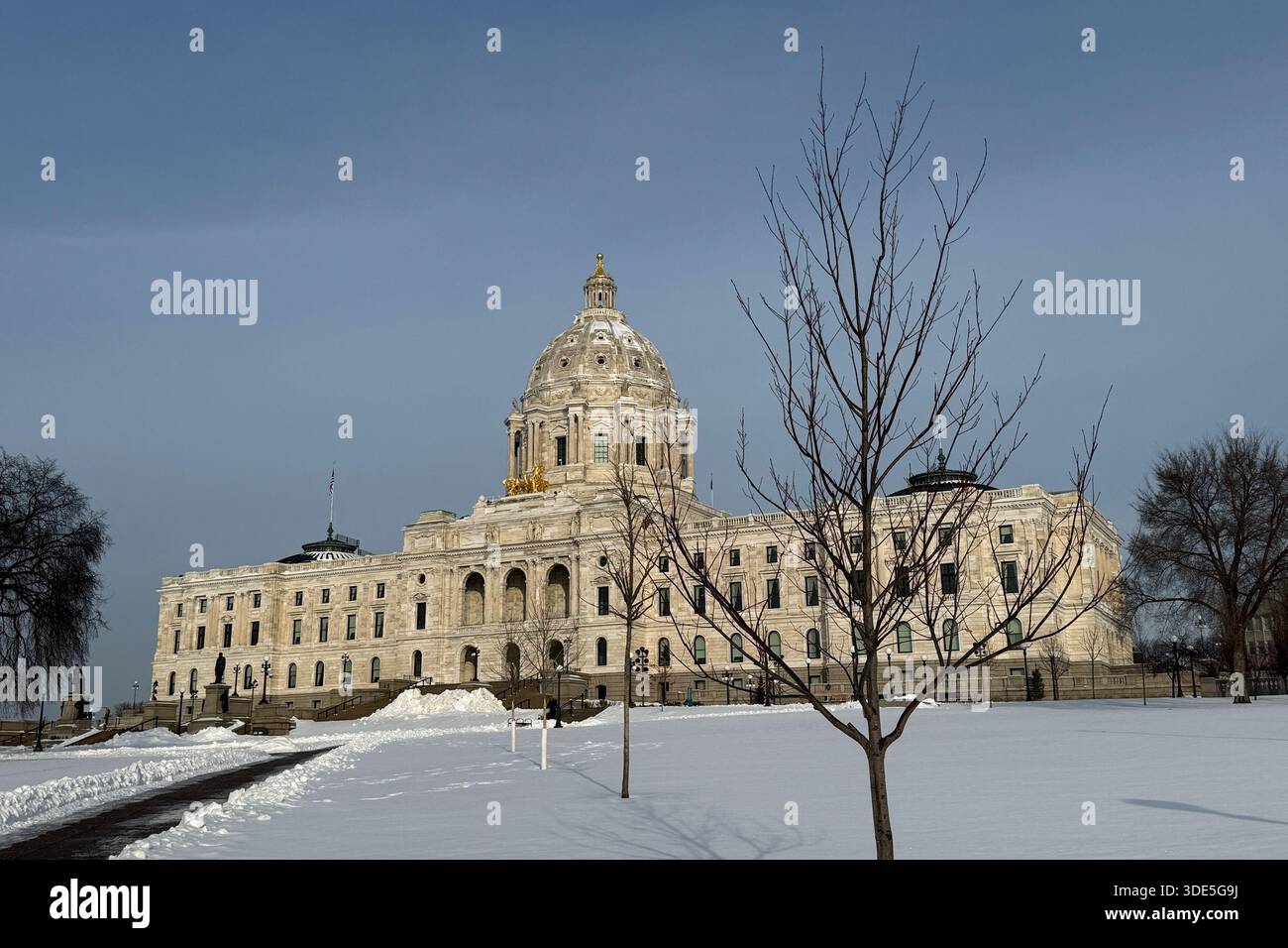 Minnesota State Capital is seen Monday, Jan. 5, 2026, in St. Paul, Minn ...