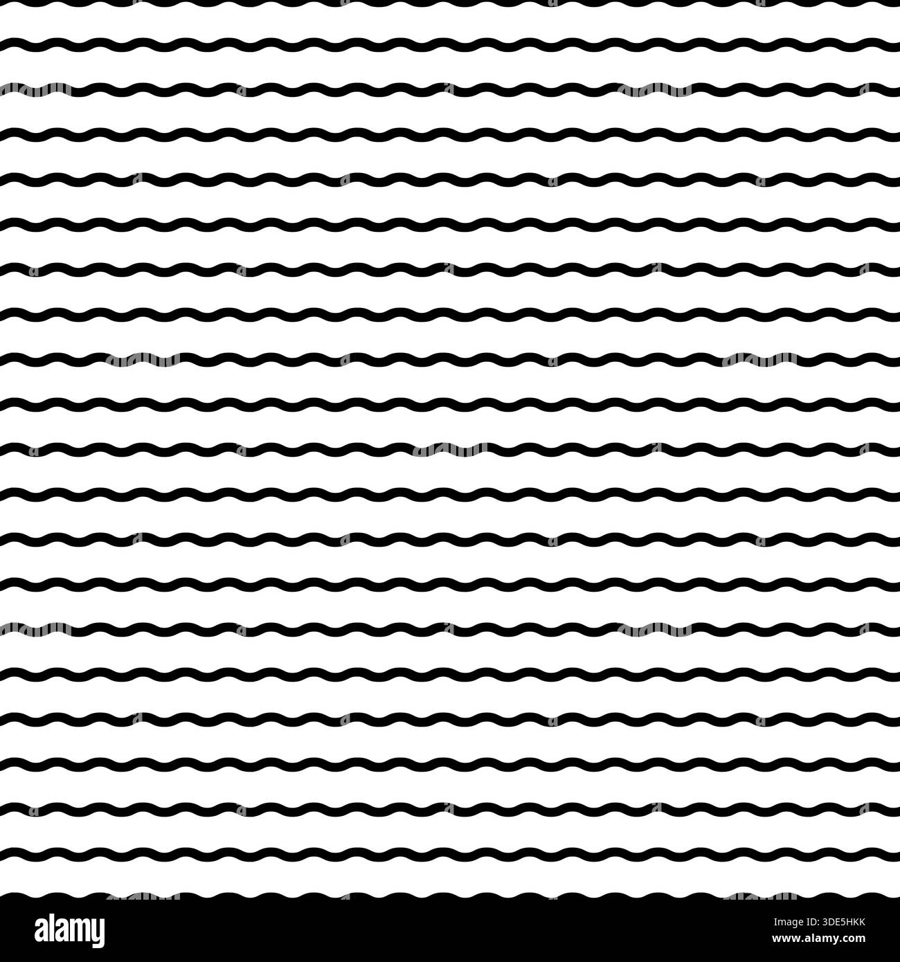 Seamless wavy monochrome stripes Stock Vector Images - Alamy