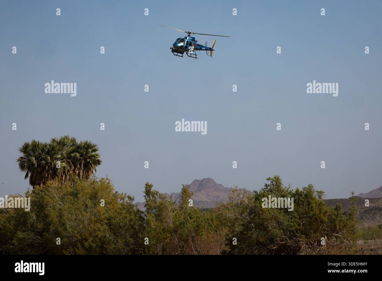 Quebec, helicopter during the Stage 2 of the Dakar 2026, on January 5 ...