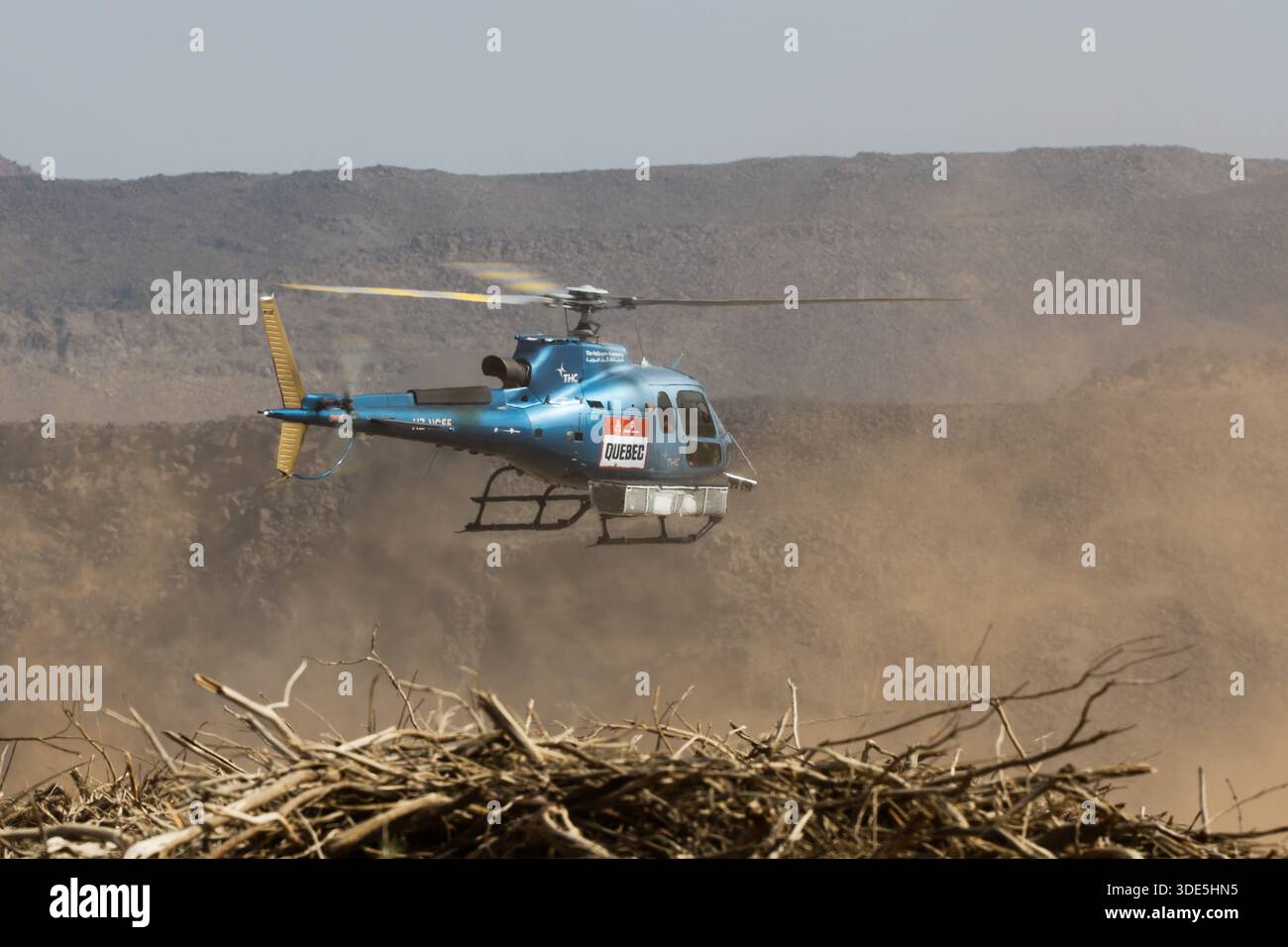 Quebec, helicopter during the Stage 2 of the Dakar 2026, on January 5 ...