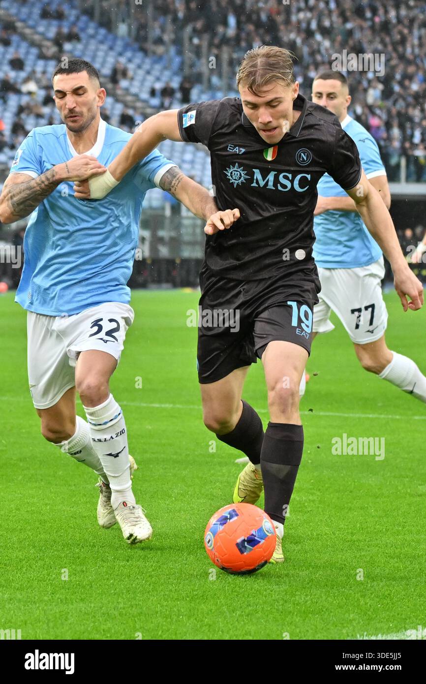 Rasmus Hojlund the Italian championship Serie A 2025-2026 football ...