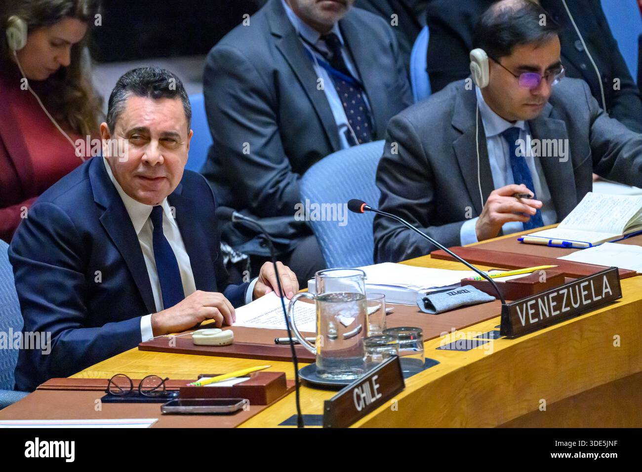 New York, USA, 5th Jan 2026 - Venezuela Ambassador to the United ...
