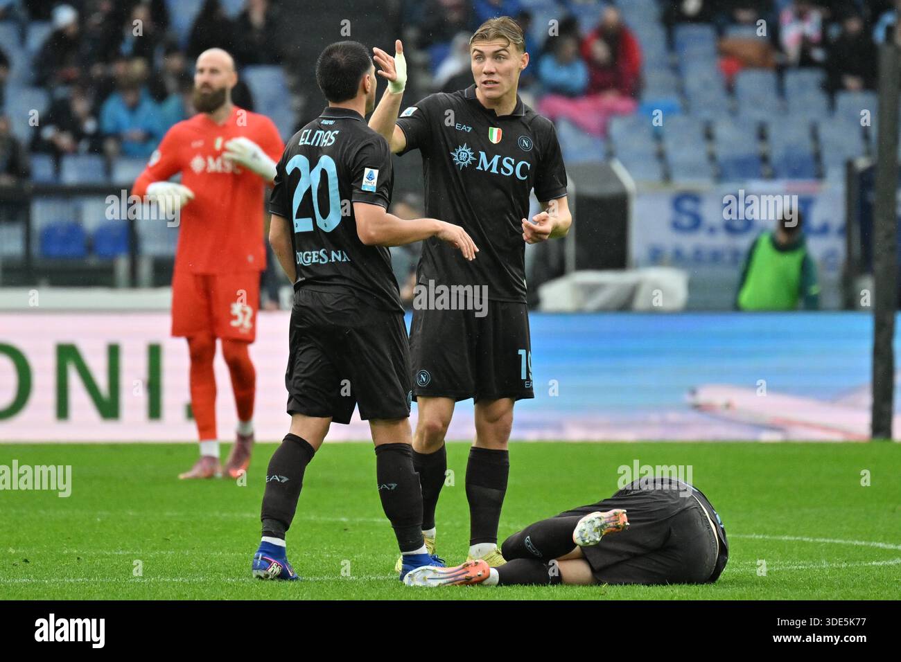 Rasmus Hojlund the Italian championship Serie A 2025-2026 football ...
