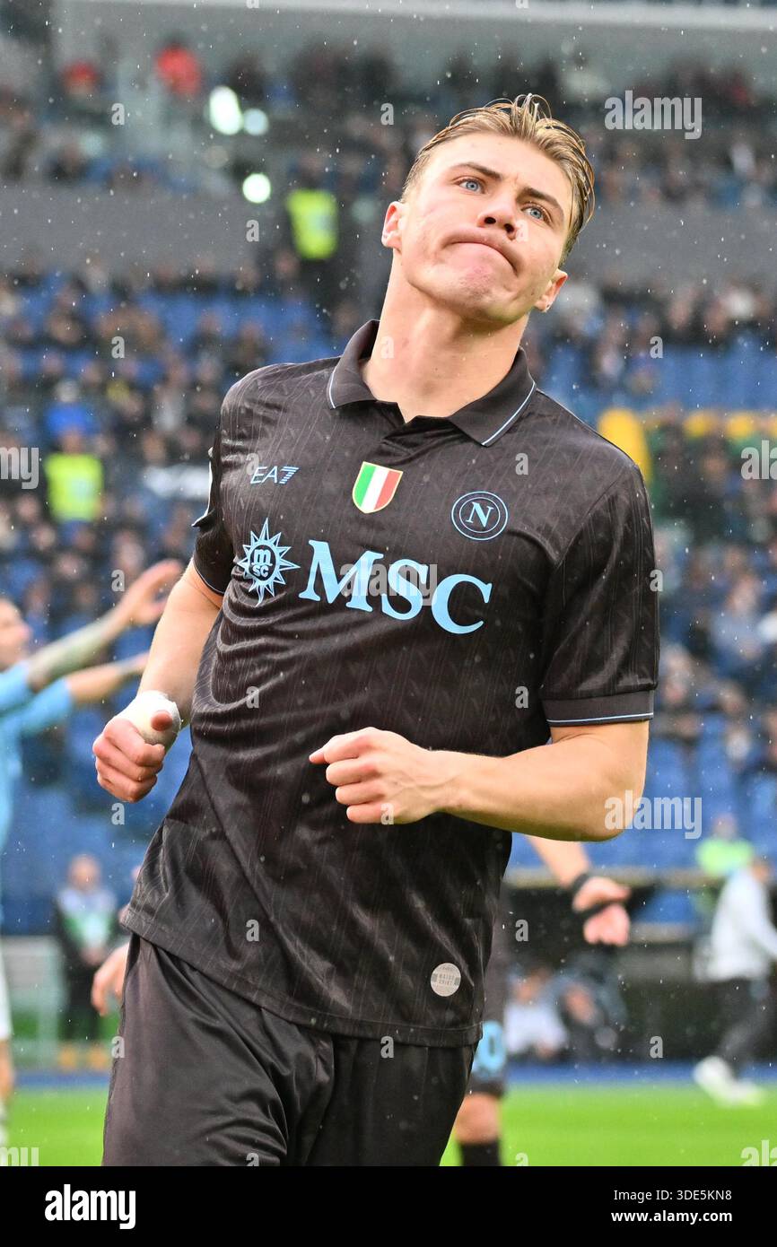 Rasmus Hojlund the Italian championship Serie A 2025-2026 football ...